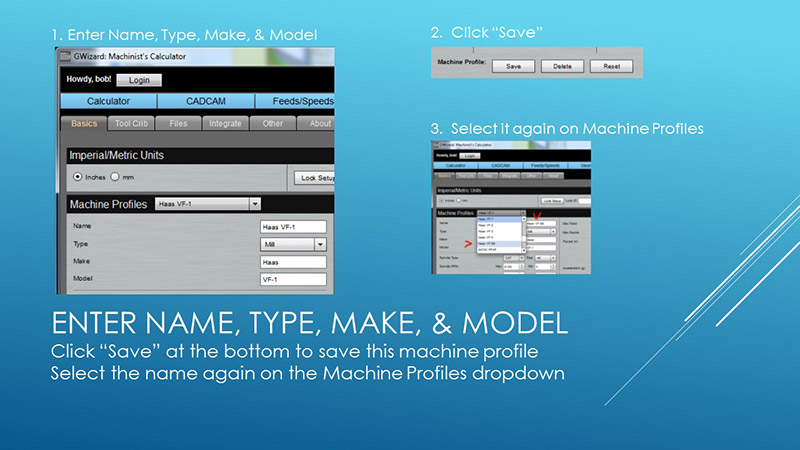 GWC First Login Tour: Setup Profile Name